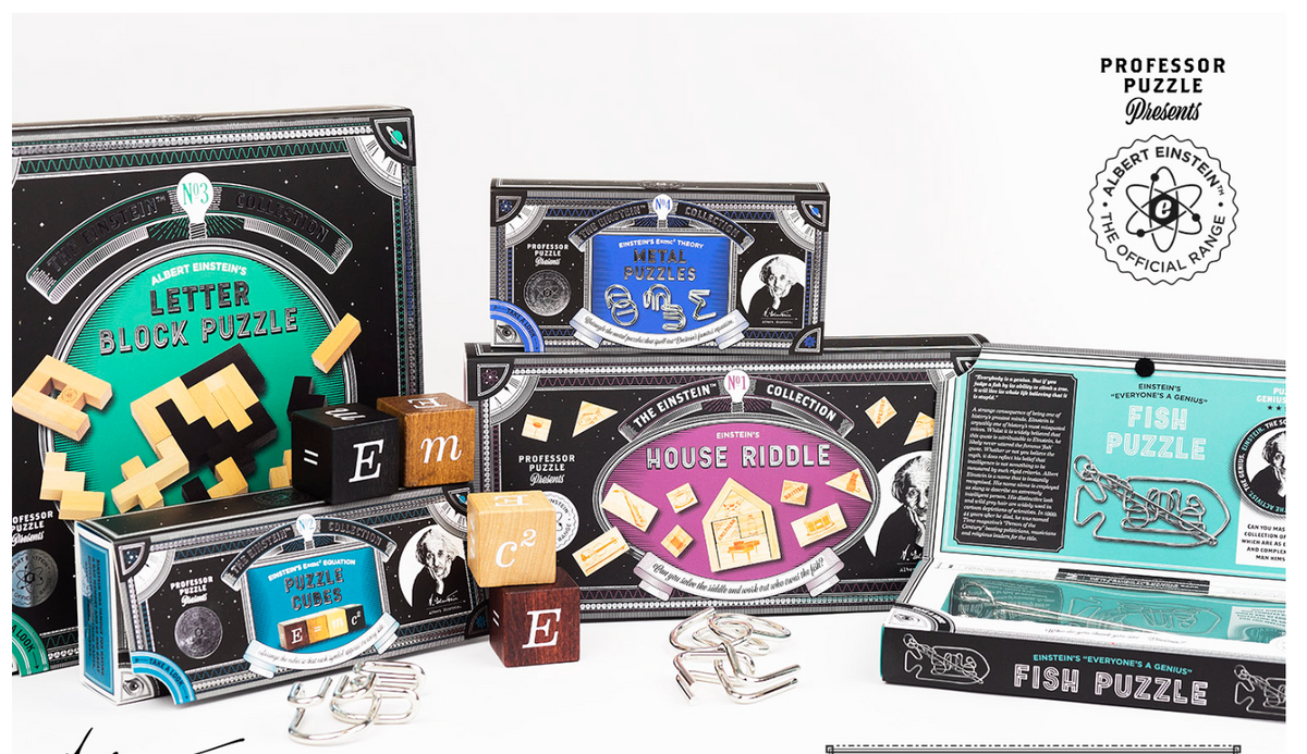 The Einstein Puzzle Collection ( Assorted ) – Moxie On Second